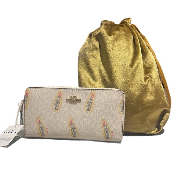 Coach | Bags | Nwt Coach Lipstick Long Wallet | Poshmark